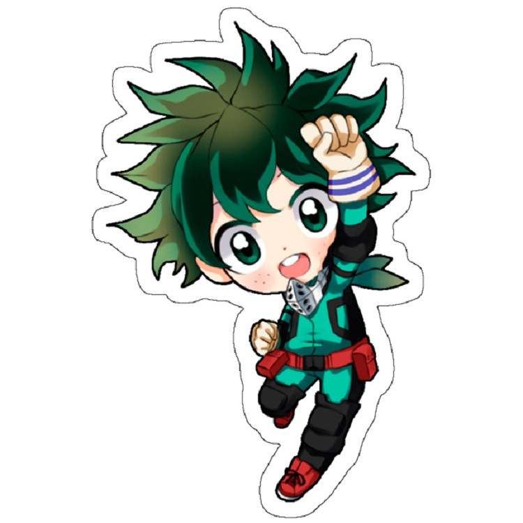 قیمت و خرید استیکر مدل Chibi Izuku Kawaii