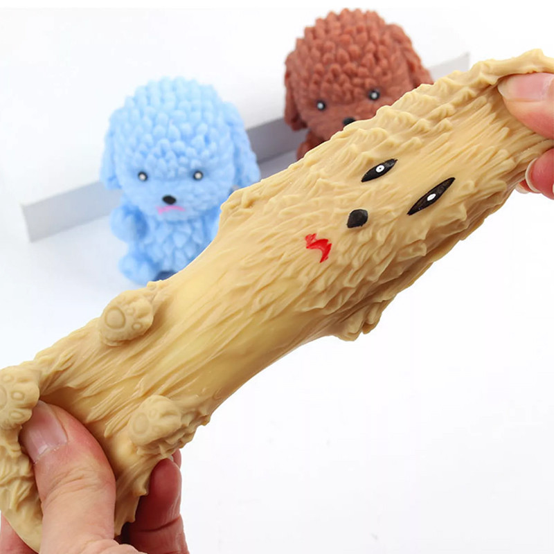 قیمت و خرید فیجت ضد استرس دنیای سرگرمی های کمیاب مدل خامه ای طرح سگ تدی کد DSK-A487