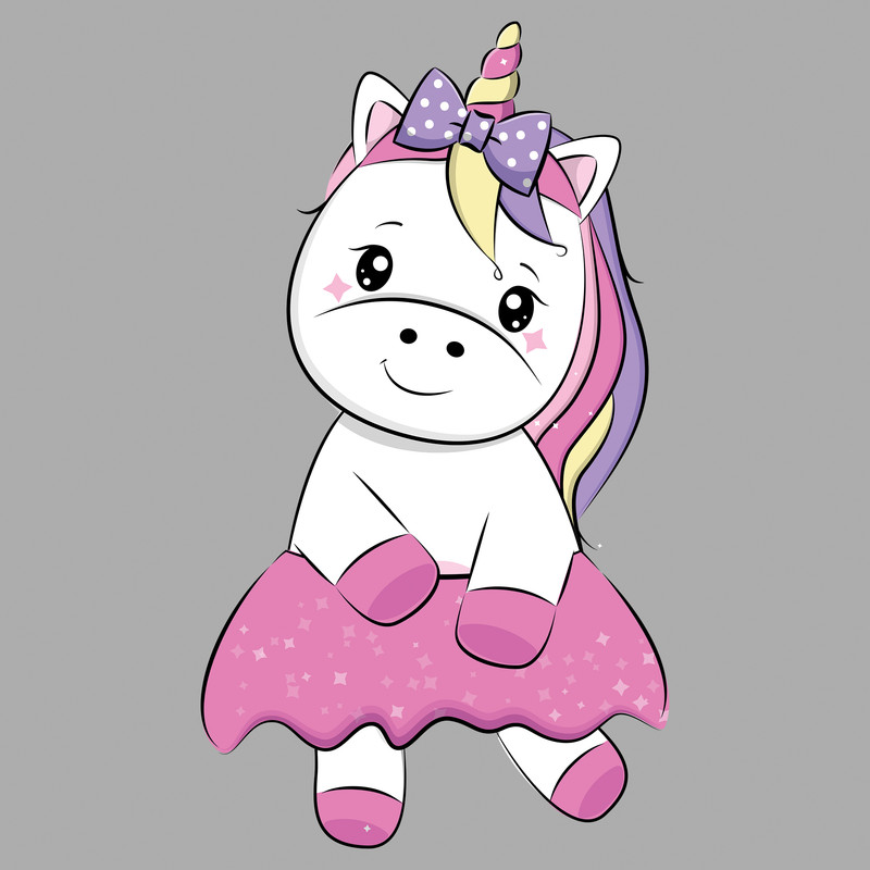 قیمت و خرید استیکر پارچه و لباس مدل dtf طرح یونیکورن کد H20.684 مجموعه 3 عددی