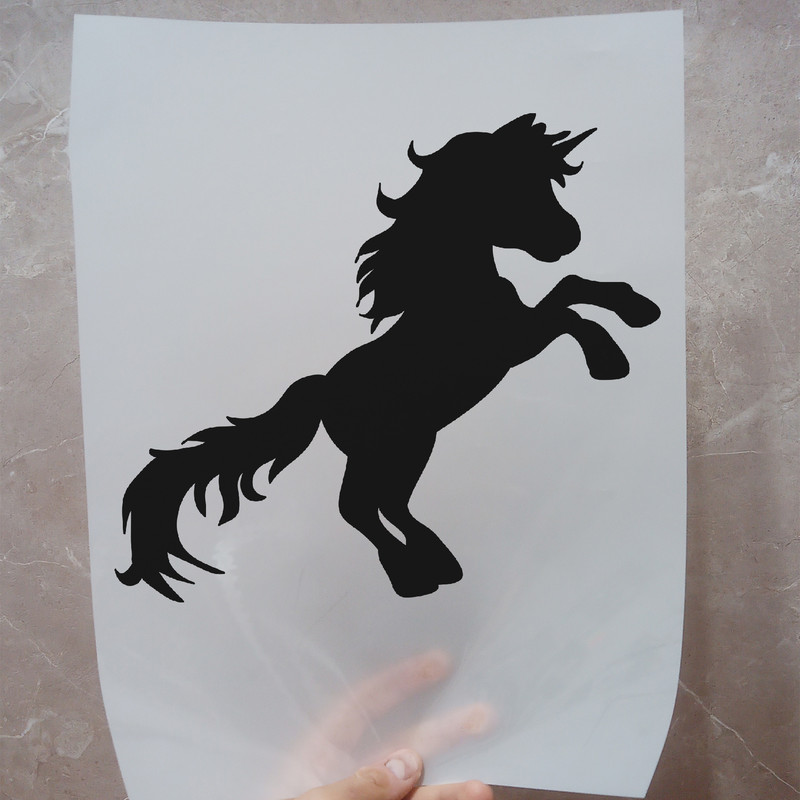 قیمت و خرید استیکر پارچه و لباس مدل dtf طرح یونیکورن کد H20.1219 مجموعه 3 عددی