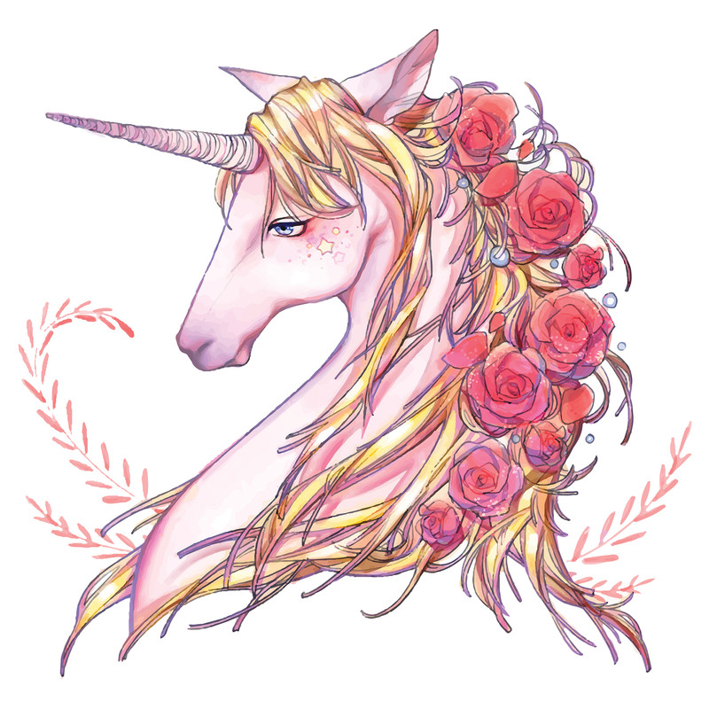 مشخصات، قیمت و خرید استیکر پارچه و لباس مدل dtf طرح یونیکورن کد H20.132 مجموعه 6 عددی | دیجی‌کالا