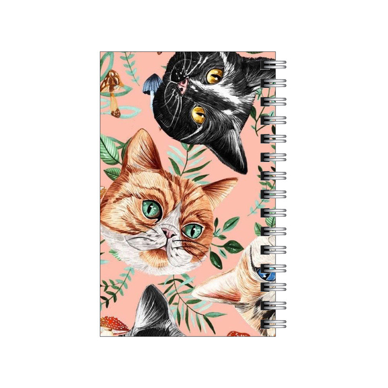 قیمت و خرید دفترچه یادداشت مدل to do list طرح پترن گل و گربه و قارچ کد ...