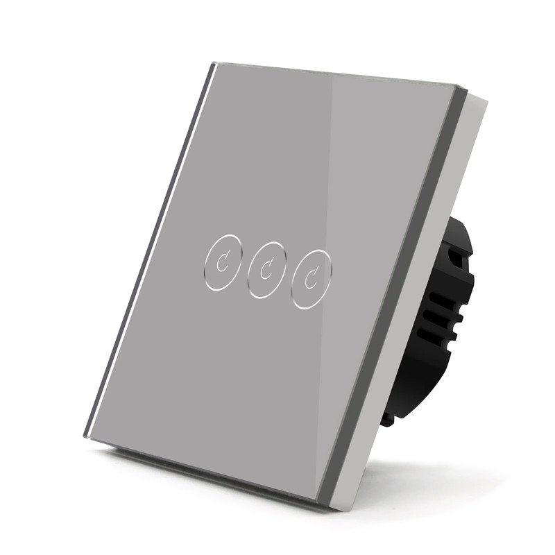 قیمت و خرید کلید سه پل مروا مدل لمسی MN03