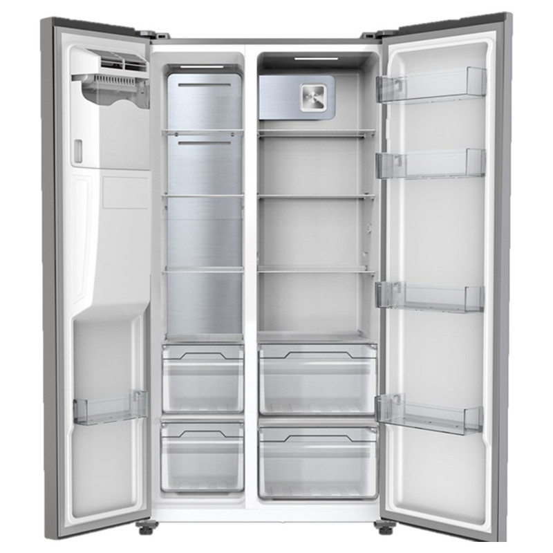 قیمت و خرید یخچال فریزر ساید بای ساید 27 فوت ایکس ویژن مدل HS550-WI/SI