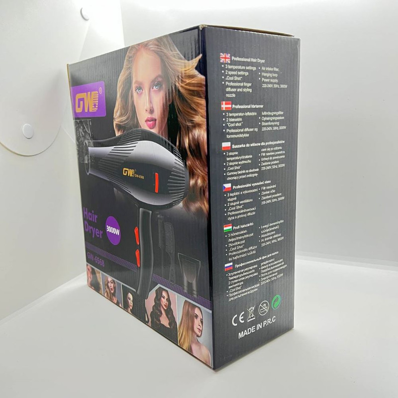 قیمت و خرید سشوار جی دبلیو مدل GW-6568