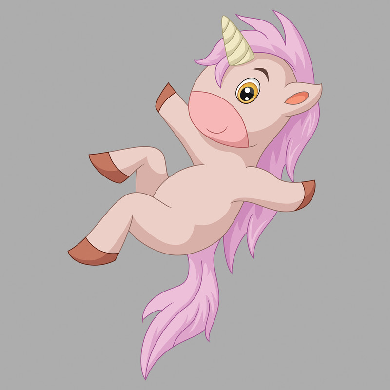 قیمت و خرید استیکر پارچه و لباس مدل dtf طرح یونیکورن کد H15.820 مجموعه 4 عددی