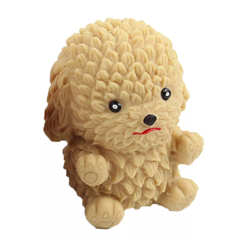 قیمت و خرید فیجت ضد استرس دنیای سرگرمی های کمیاب مدل خامه ای طرح سگ تدی کد DSK-A487