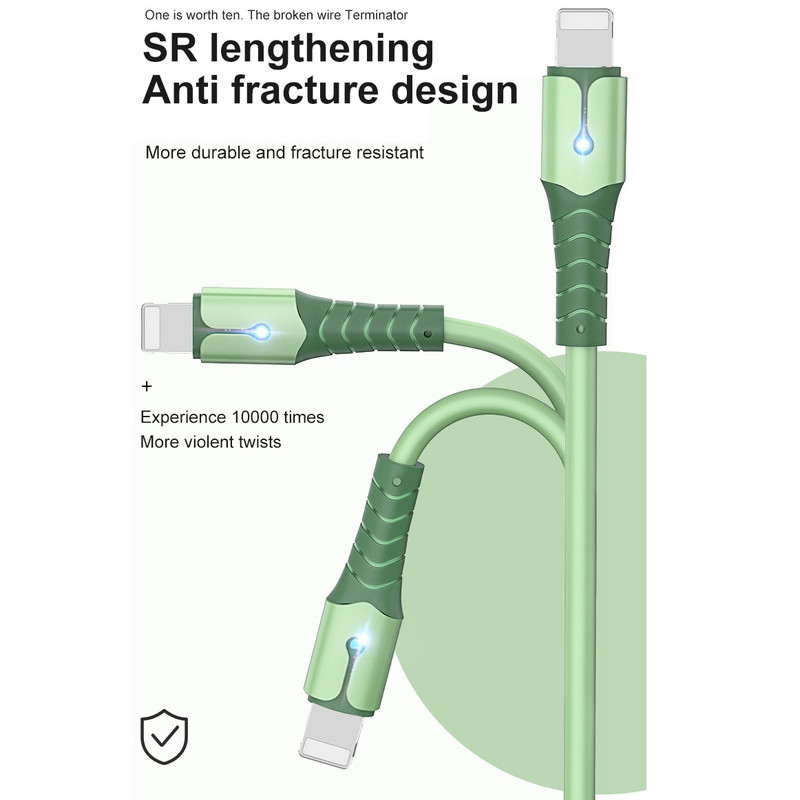 قیمت و خرید کابل تبدیل USB به لایتنینگ مدل Ultra Speed طول 2 متر