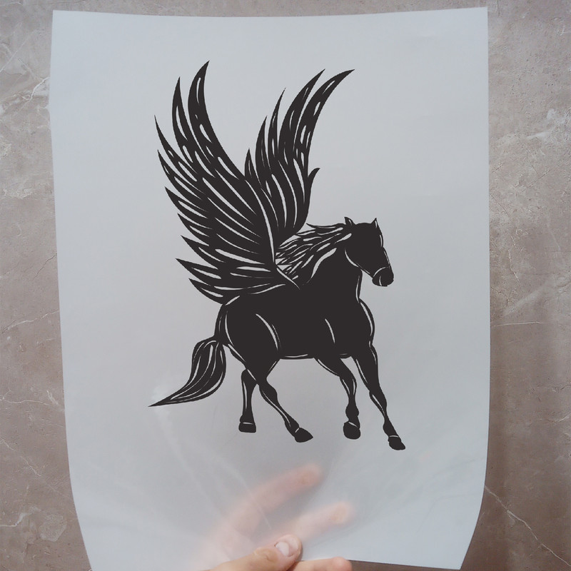 قیمت و خرید استیکر پارچه و لباس مدل dtf طرح یونیکورن کد H15.1233 مجموعه 4 عددی