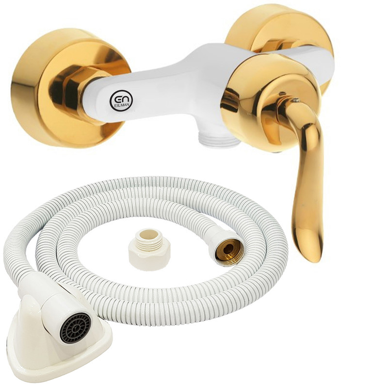 قیمت و خرید شیر سرویس بهداشتی ایلمان مدل سورنا W-G57 به همراه شلنگ توالت