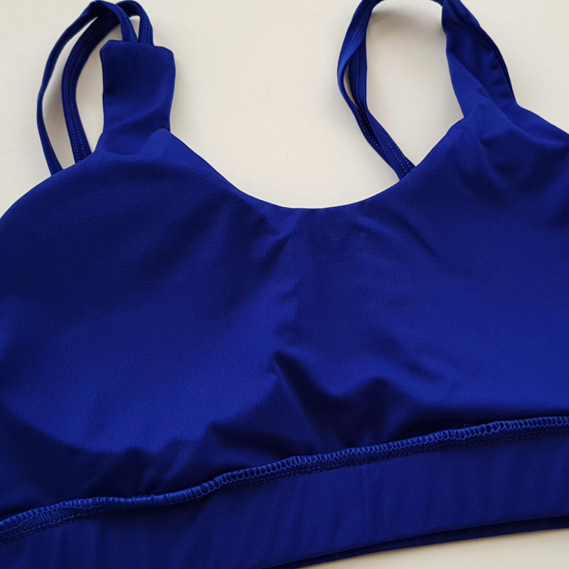 قیمت و خرید نیم تنه ورزشی زنانه مدل پد دار بدون فنر کد 4521-290P رنگ آبی