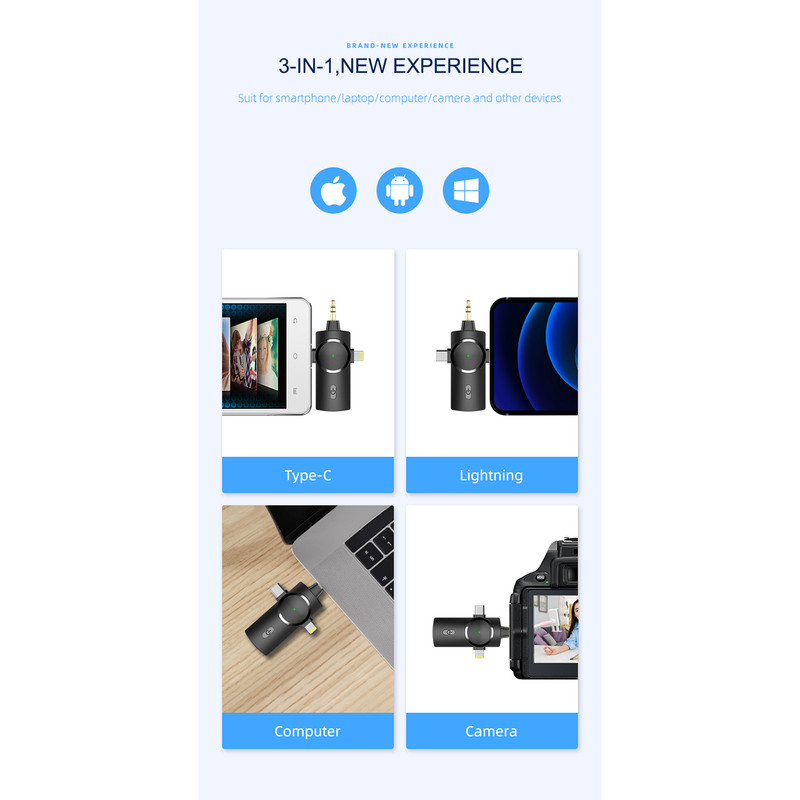 قیمت و خرید میکروفن یقه ای مدل AirSky TX