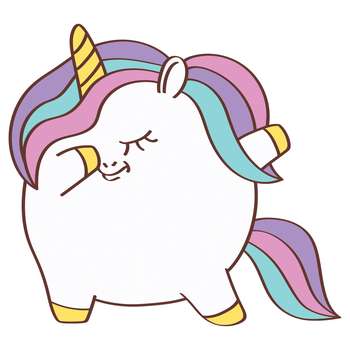 قیمت و خرید استیکر پارچه و لباس مدل dtf طرح یونیکورن کد H20.756 مجموعه 3 عددی