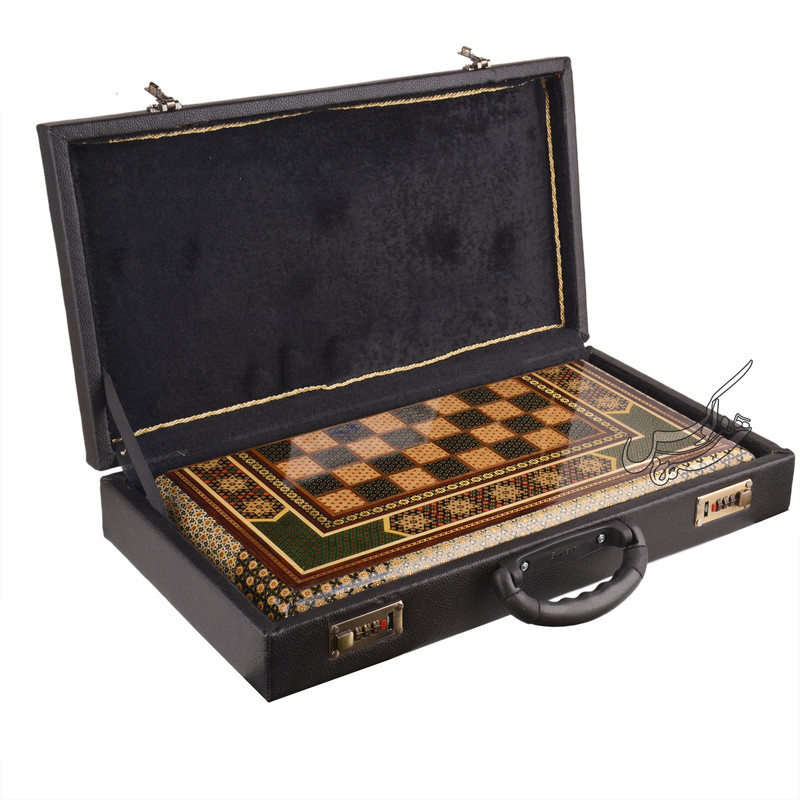 قیمت و خرید صفحه شطرنج خاتم کاری هنرلوکس مدل شایان