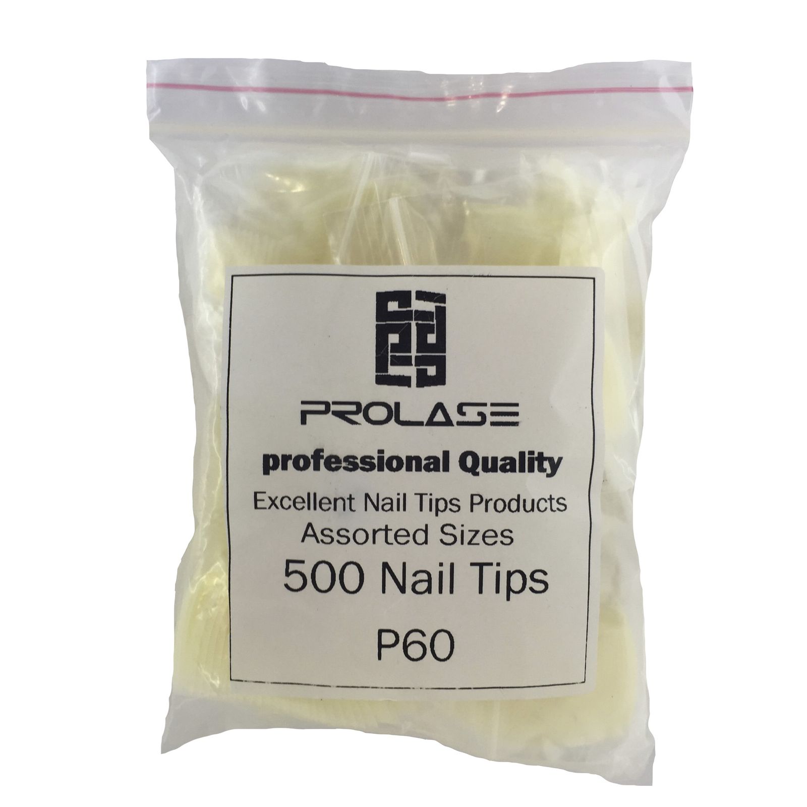تیپ کاشت ناخن پرولایز مدل P60 بسته 500 عددی پرولایز | دیجی‌استایل