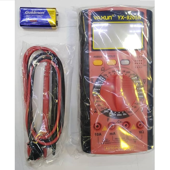 قیمت و مشخصات مولتی متر دیجیتال یاکسون مدل YX-9205N - زیراکو
