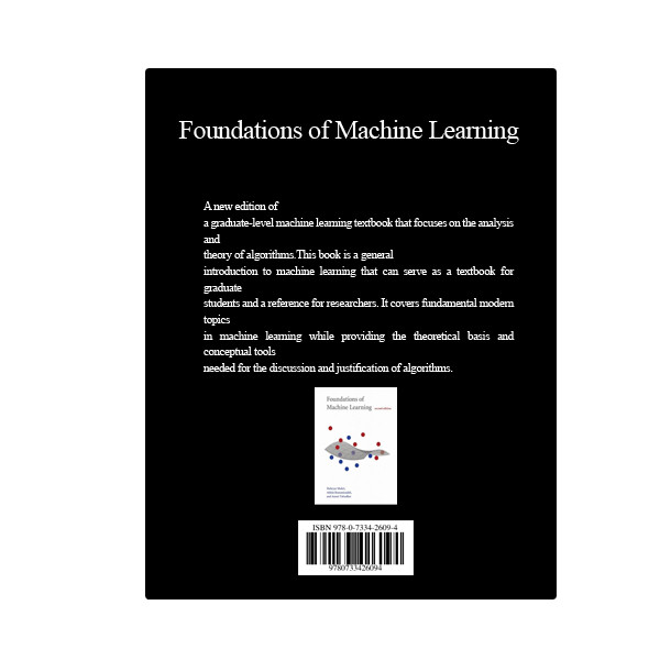 قیمت و خرید کتاب Foundations Of Machine Learning اثر جمعی از نویسندگان