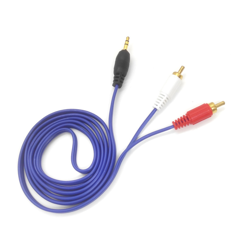 قیمت و خرید کابل تبدیل جک 3.5 میلی متری به دو RCA مدل AUX-402 طول 1.5 متر
