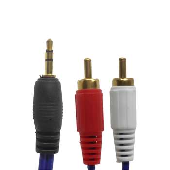 قیمت و خرید کابل تبدیل جک 3.5 میلی متری به دو RCA مدل AUX-402 طول 1.5 متر