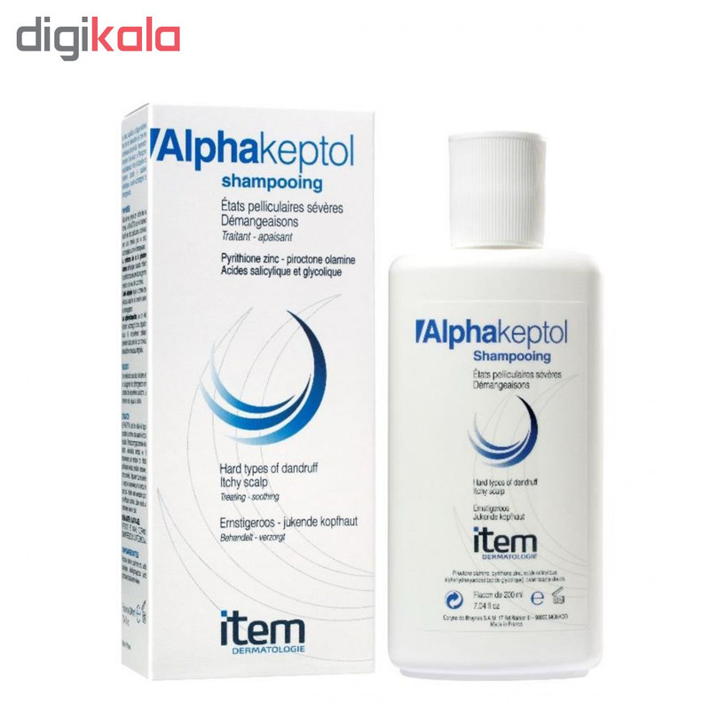 قیمت و خرید شامپو ضد شوره آیتم مدل Alphakeptol حجم 200 میلی لیتر