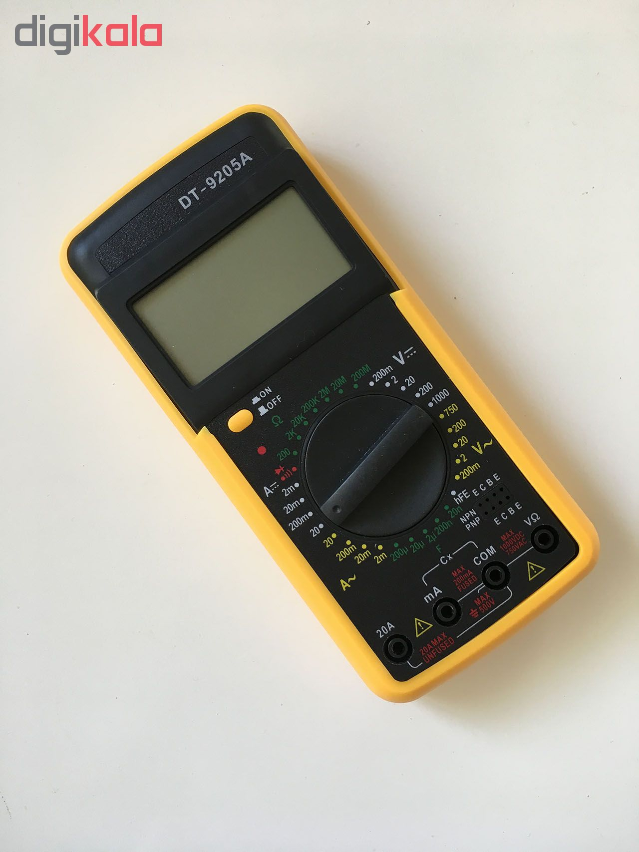 قیمت و مشخصات مولتی متر مدل DT9205A کد 09876 - زیراکو