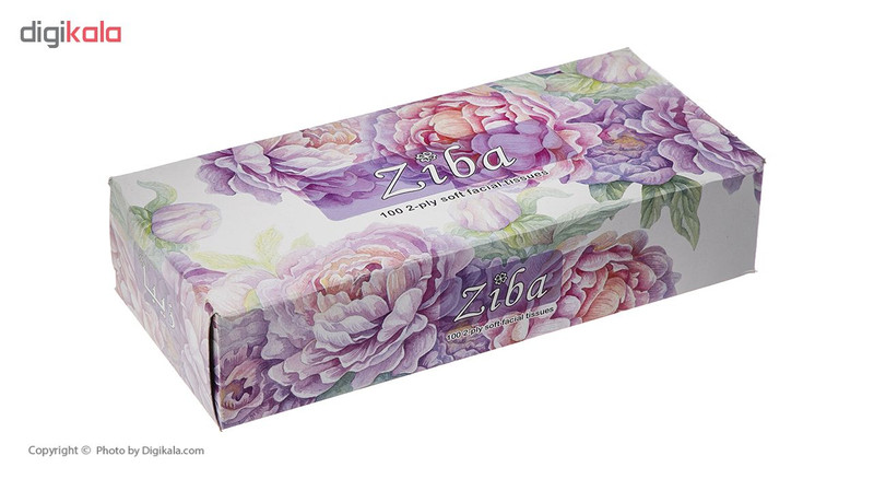قیمت و خرید دستمال کاغذی 100برگ زیبا مدل Flower