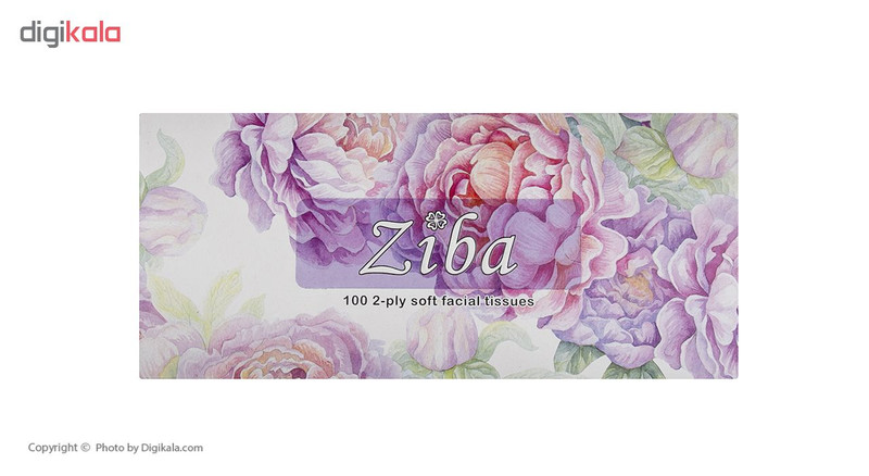 قیمت و خرید دستمال کاغذی 100برگ زیبا مدل Flower