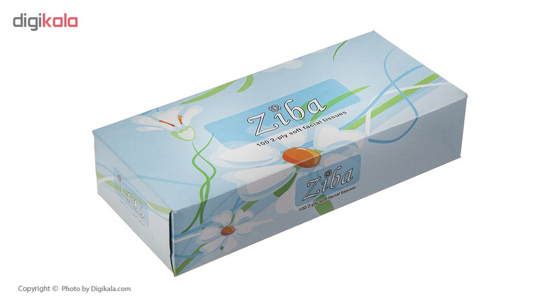 قیمت و خرید دستمال کاغذی 100برگ زیبا مدل Flower