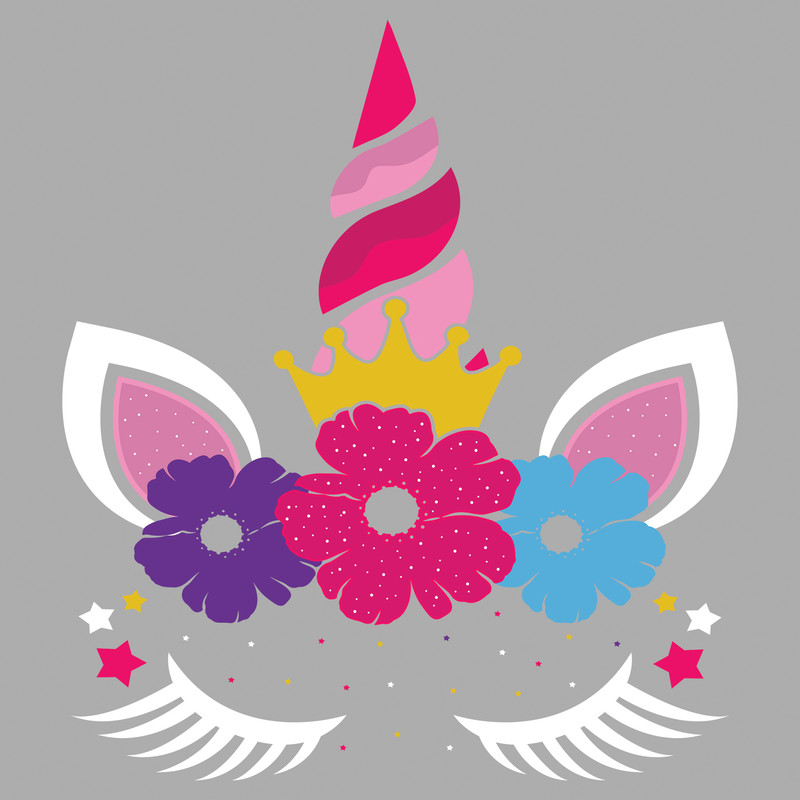 قیمت و خرید استیکر پارچه و لباس مدل dtf طرح یونیکورن کد H15.32 مجموعه 4 عددی