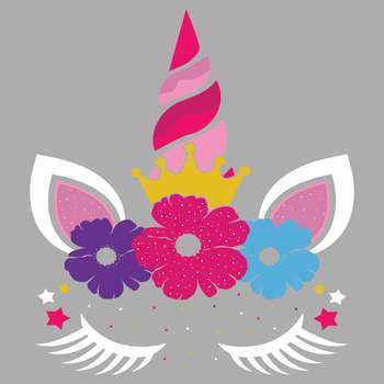 قیمت و خرید استیکر پارچه و لباس مدل dtf طرح یونیکورن کد H15.32 مجموعه 12 عددی