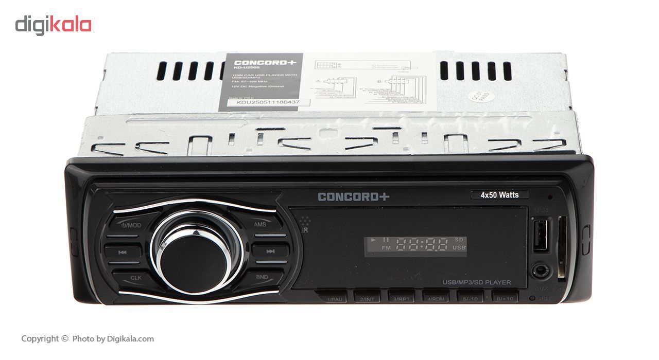 مشخصات، قیمت و خرید پخش کننده خودرو کنکورد پلاس مدل KD-U2505 | دیجی‌کالا