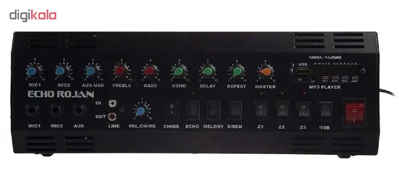 ️ قیمت خرید آمپلی فایر اکو روژان مدل VL2500 ⚡️ (1404) - فروشگاه شاپ99