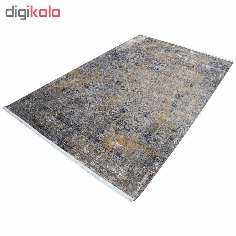 قیمت و خرید فرش ماشینی بهارا طرح وینتیج کد 7042 زمینه طوسی