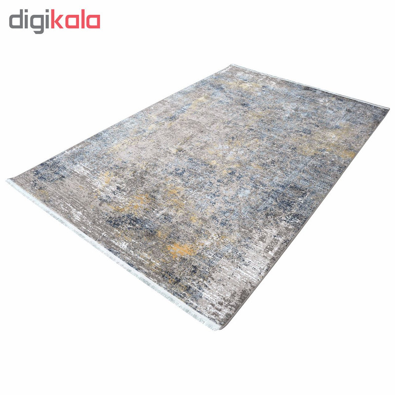قیمت و خرید فرش ماشینی بهارا طرح وینتیج کد 7042 زمینه طوسی