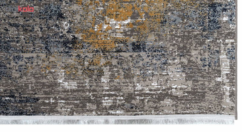 قیمت و خرید فرش ماشینی بهارا طرح وینتیج کد 7042 زمینه طوسی
