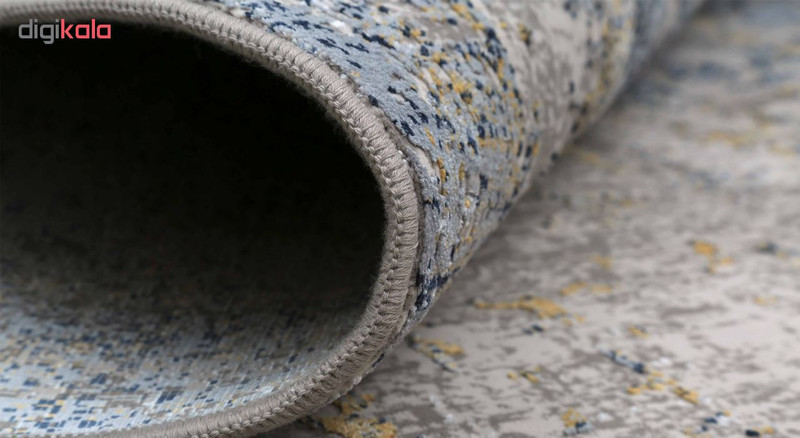 قیمت و خرید فرش ماشینی بهارا طرح وینتیج کد 7042 زمینه طوسی