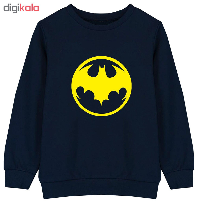 مشخصات، قیمت و خرید سویشرت پسرانه طرح بتمن کد FZ28 رنگ سرمه ای | دیجی‌کالا