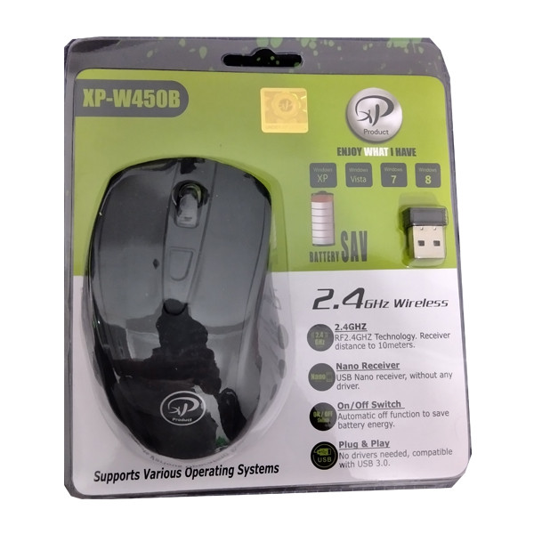قیمت و خرید ماوس بی سیم ایکس پی-پروداکت مدل XP-W450B