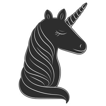 قیمت و خرید استیکر پارچه و لباس مدل dtf طرح یونیکورن کد H15.1212 مجموعه 4 عددی