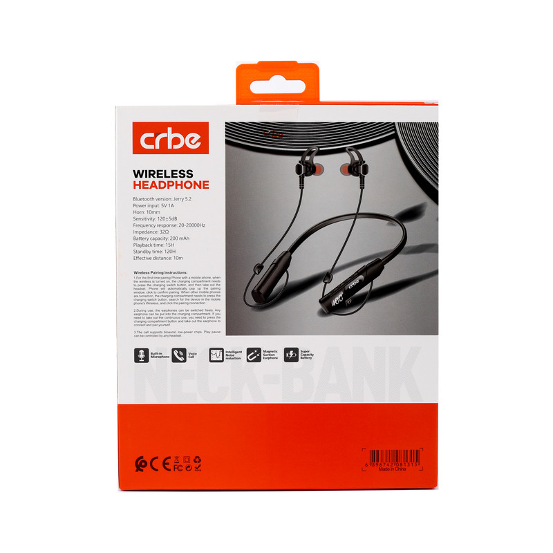 قیمت و خرید هندزفری بلوتوثی کربی مدل CR-B104