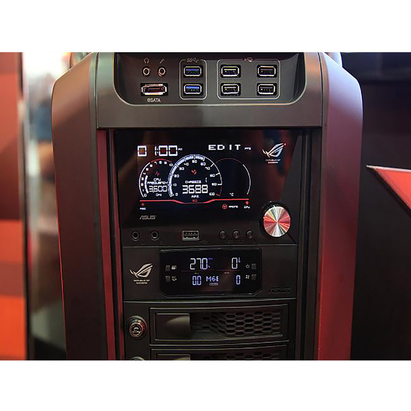 قیمت و خرید کنترلر فن ایسوس مدل ROG Front Base Dual Bay Gaming Panel