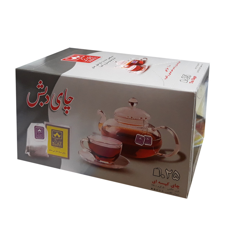 قیمت و خرید چای دبش معطر بسته 25 عددی