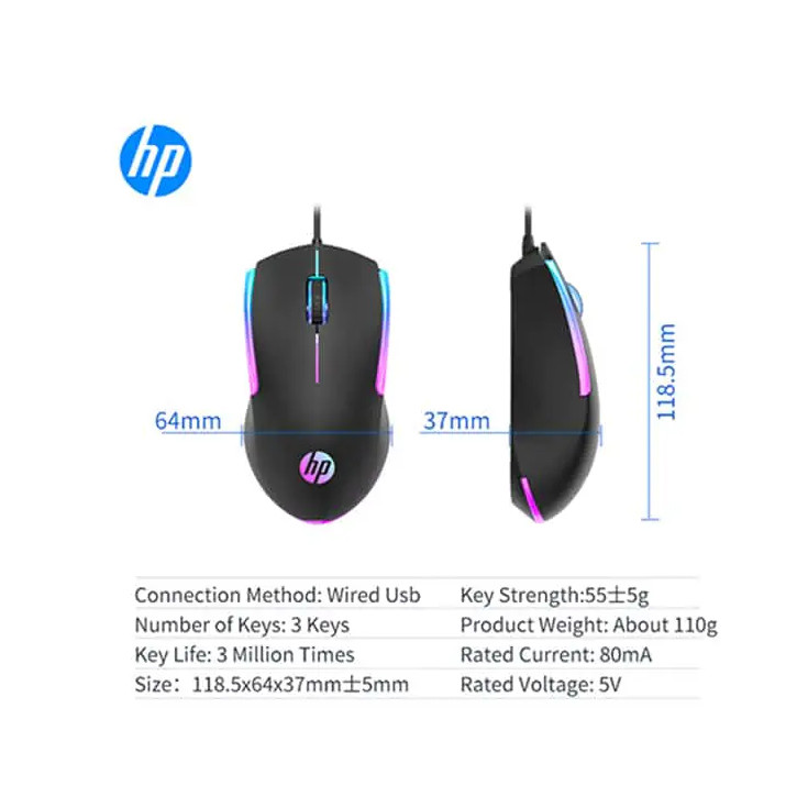 قیمت و خرید ماوس اچ‌ پی مدل M160 V.2