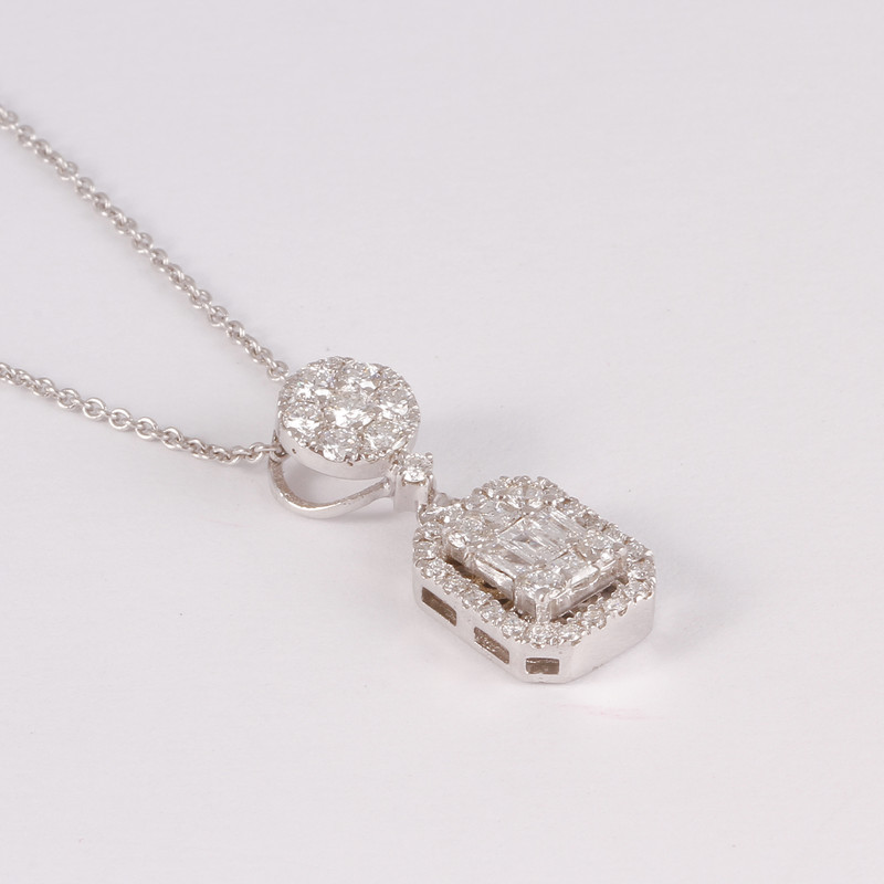 قیمت و خرید آویز گردنبند طلا 18 عیار زنانه جواهری گاندی مدل 29736