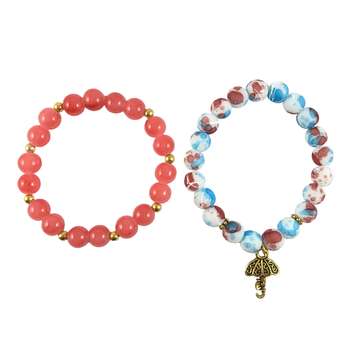 قیمت و خرید دستبند زنانه کد MAT0057 مجموعه 2 عددی