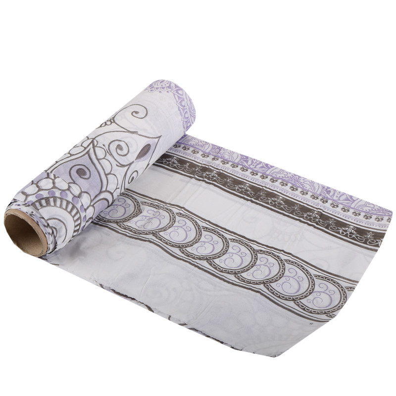 قیمت و خرید سفره یکبار مصرف طرح اسلیمی کد 129 رول 50 متری