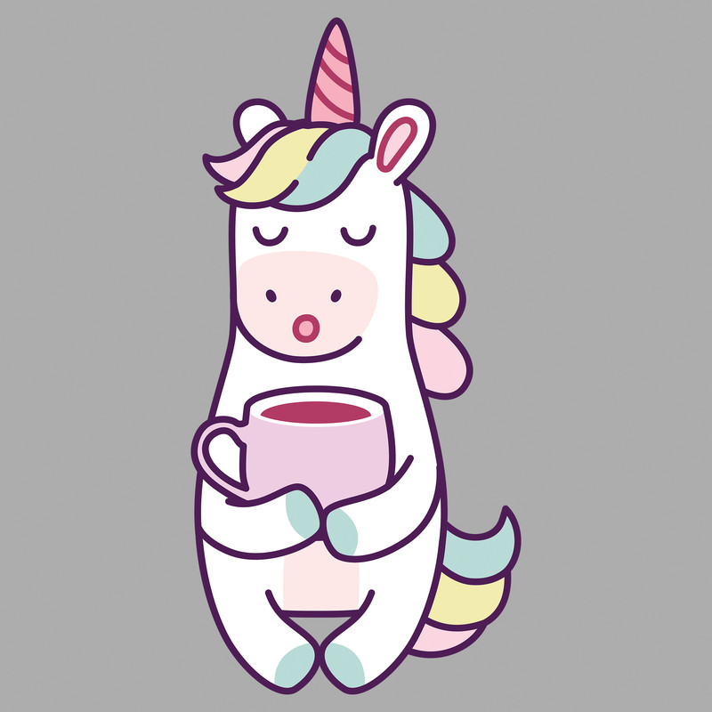 قیمت و خرید استیکر پارچه و لباس مدل dtf طرح یونیکورن کد H15.849 مجموعه 4 عددی