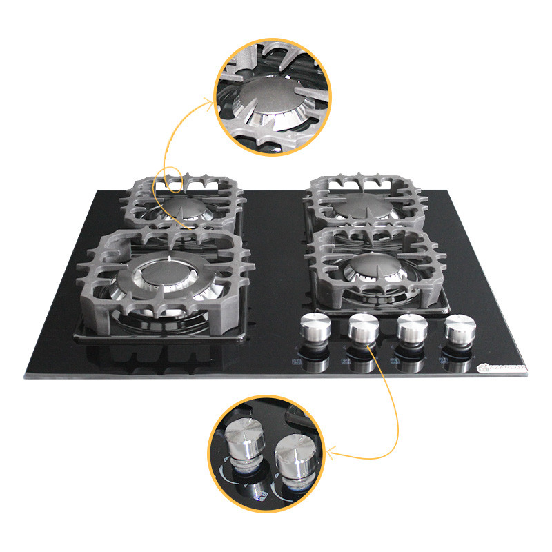 قیمت و خرید اجاق گاز صفحه ای آذرلوکس مدل G04ML - 13B