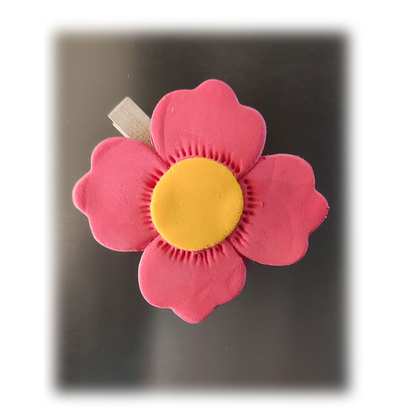 قیمت و خرید مگنت طرح گل بهاری یادداشت دار کد MK143