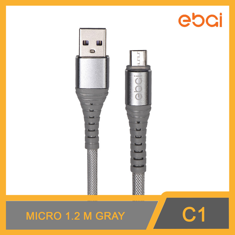قیمت و خرید کابل تبدیل USB به MICRO USB ایبای مدل C1 طول 1.2 متر
